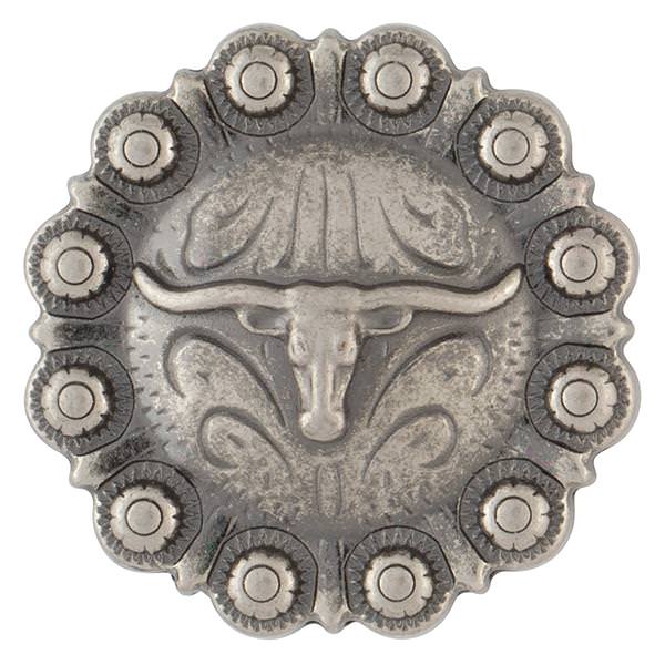 Round Longhorn Berry Concho - Weaver Leather Supply