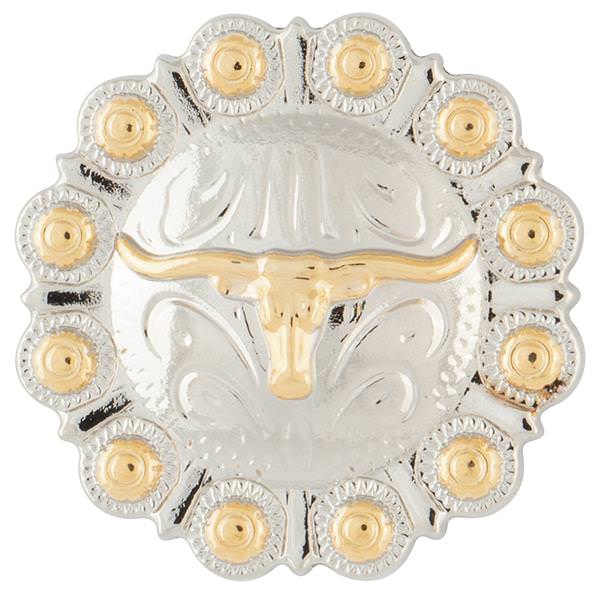 Round Longhorn Berry Concho - Weaver Leather Supply