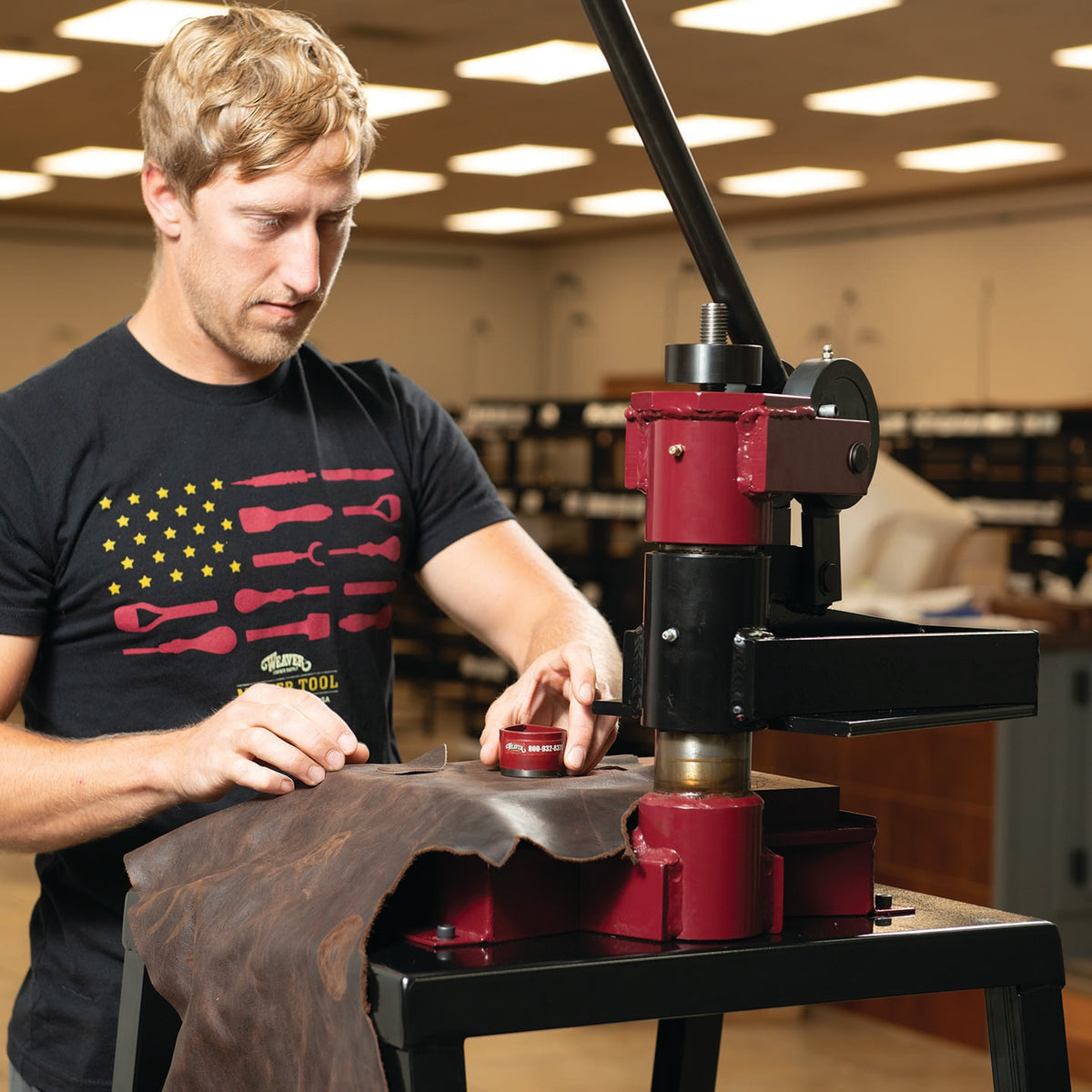 Mighty Wonder 4 Ton Clicker Press - Weaver Leather Supply