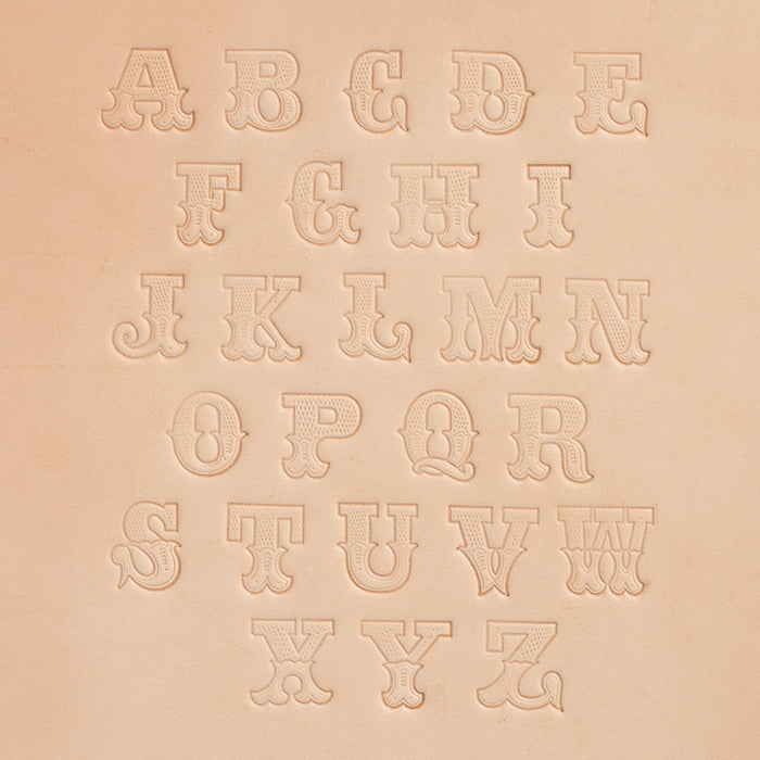 Leather Art Alphabet Stamp Set, 3/4" - Weaver Leather Supply