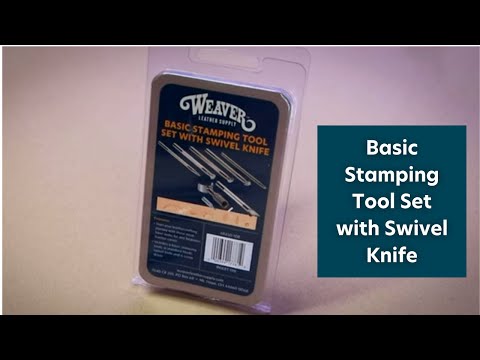 Basic Stamping Tool Set with Swivel Knife – Weaver Leather Supply