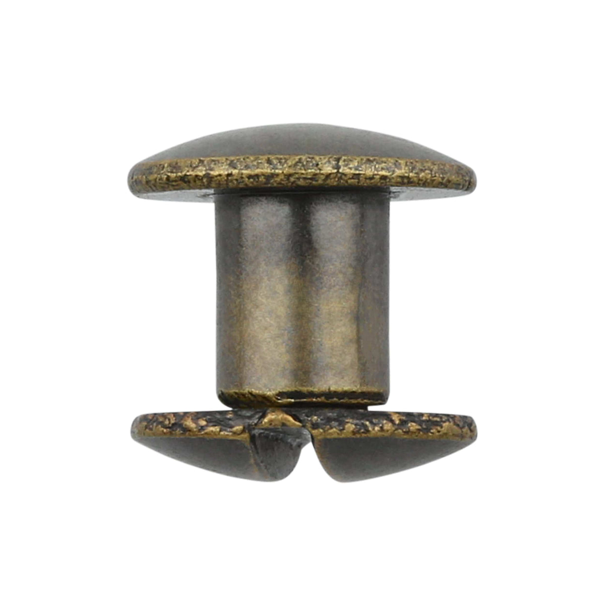 1/4" Antique Brass, Chicago Screw, Solid Brass PK10, #L-156-1-4-ANTB ...