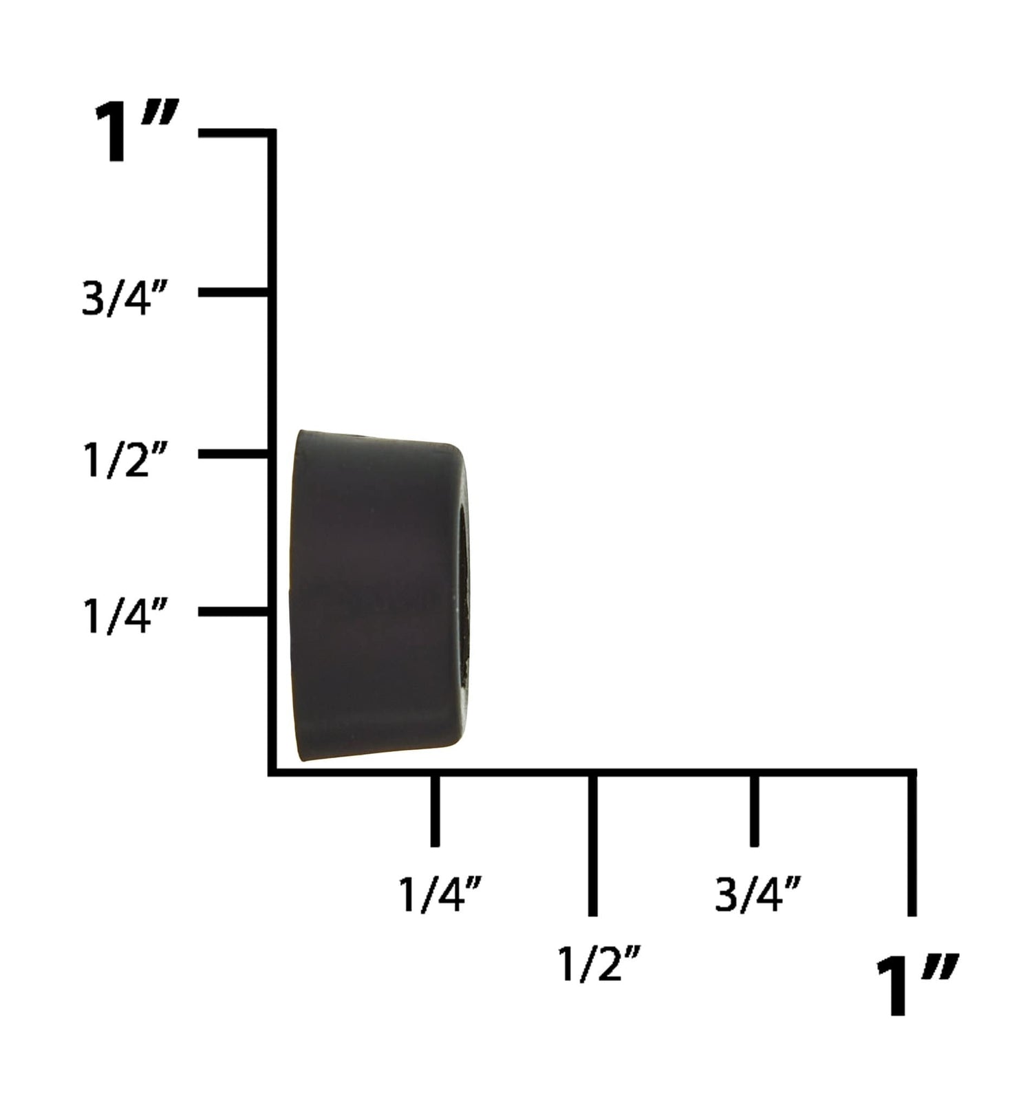 1/4" Black, Bottom Stud, Plastic, #L-1474-BLK – Weaver Leather Supply