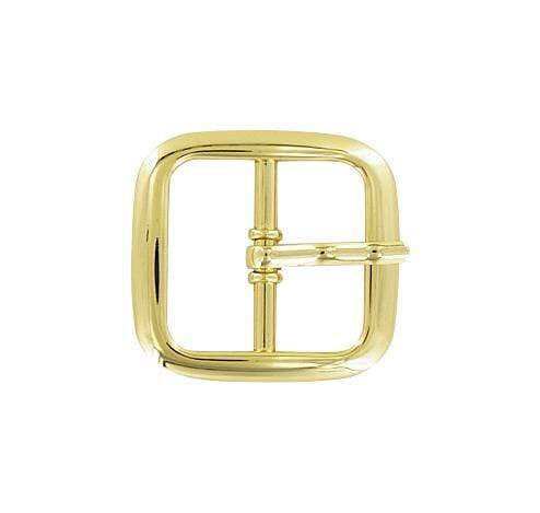 1" Gold, Center Bar Buckle, Solid Brass, #C-1517-GOLD – Weaver Leather ...