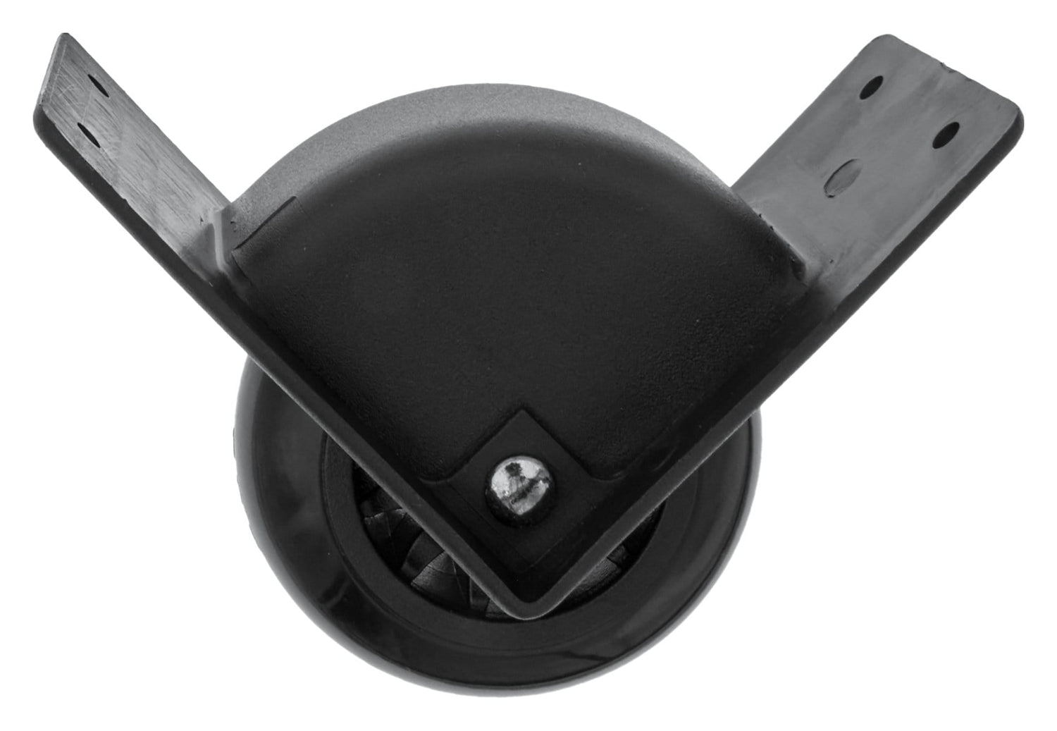 3 1/4" Black, Ball Bearing Inline Skate Wheel w/ Housing, Plastic, #L ...