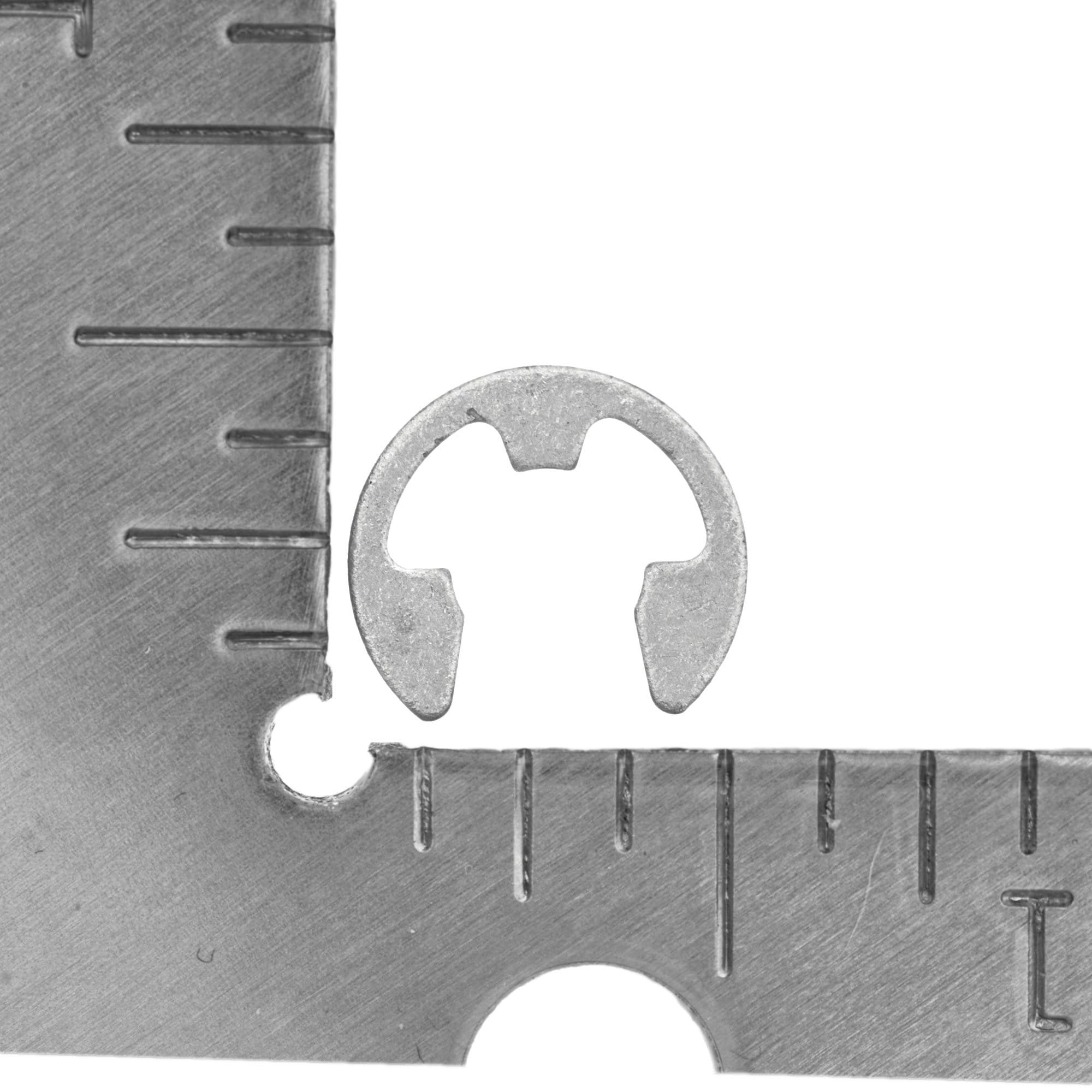 E-Clip for L-2254 Wheel Axle, Zinc, #L-2255-NIC