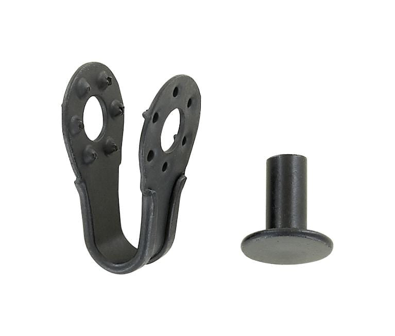 1/4" Black, Boot Hook with Rivet, Steel, #A-342 – Weaver Leather Supply