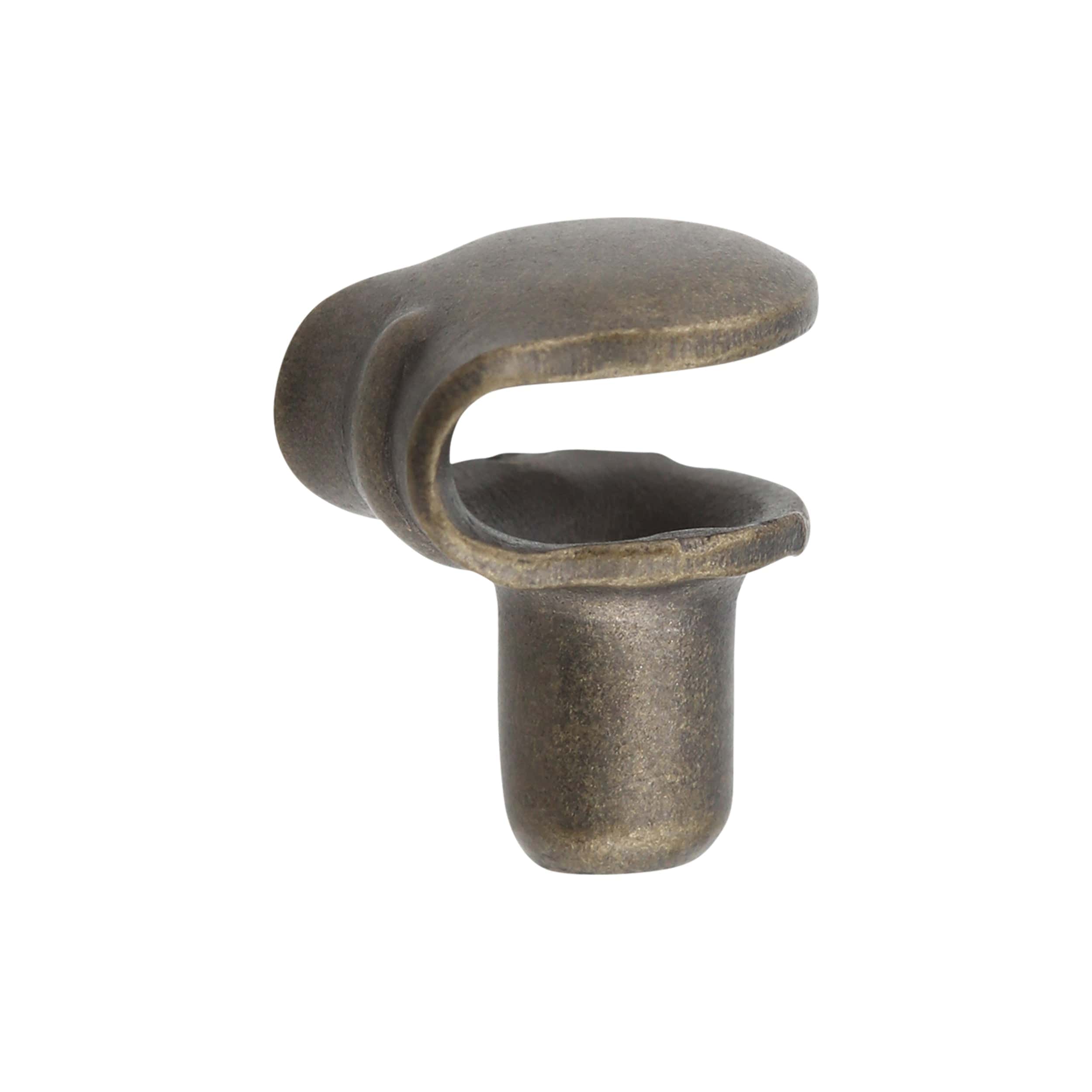 3/8" Antique Brass, Boot Lace Eyelet Hook, Steel, #A-295-ANTB