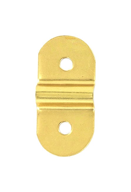 1/4" Brass, D-Ring Mounting Bracket, Steel, #D-19-BP