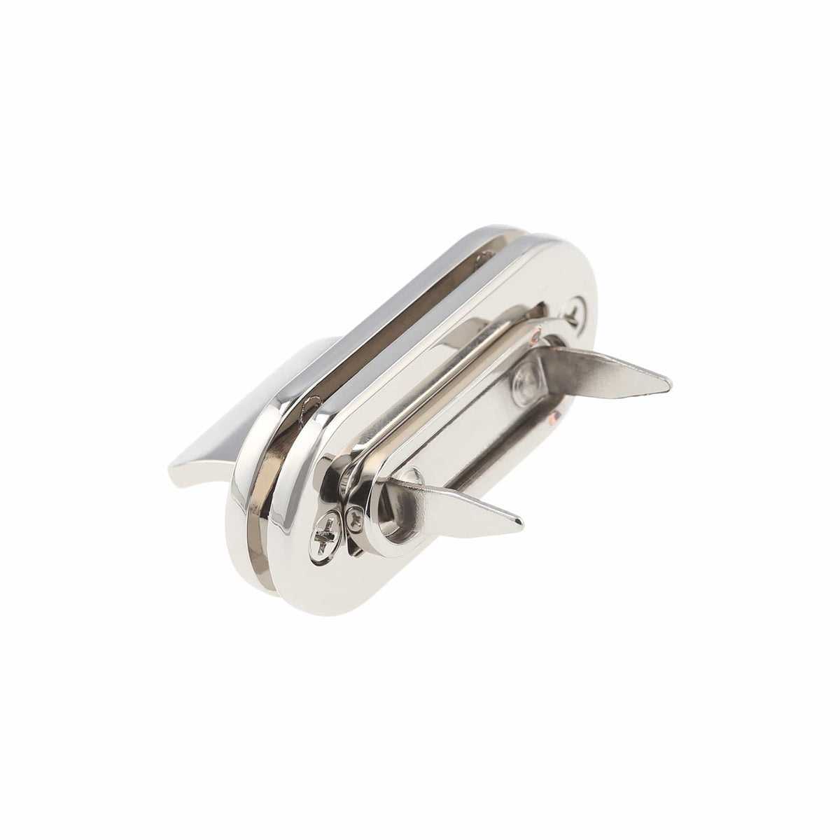 1 1/2" Shiny Nickel, Drop Lock, Zinc Alloy, #P-2616-NIC