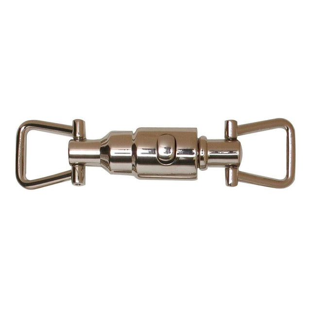 5/8" Shiny Nickel, Quick Release Pull Apart Double Ring, Zinc Alloy ...