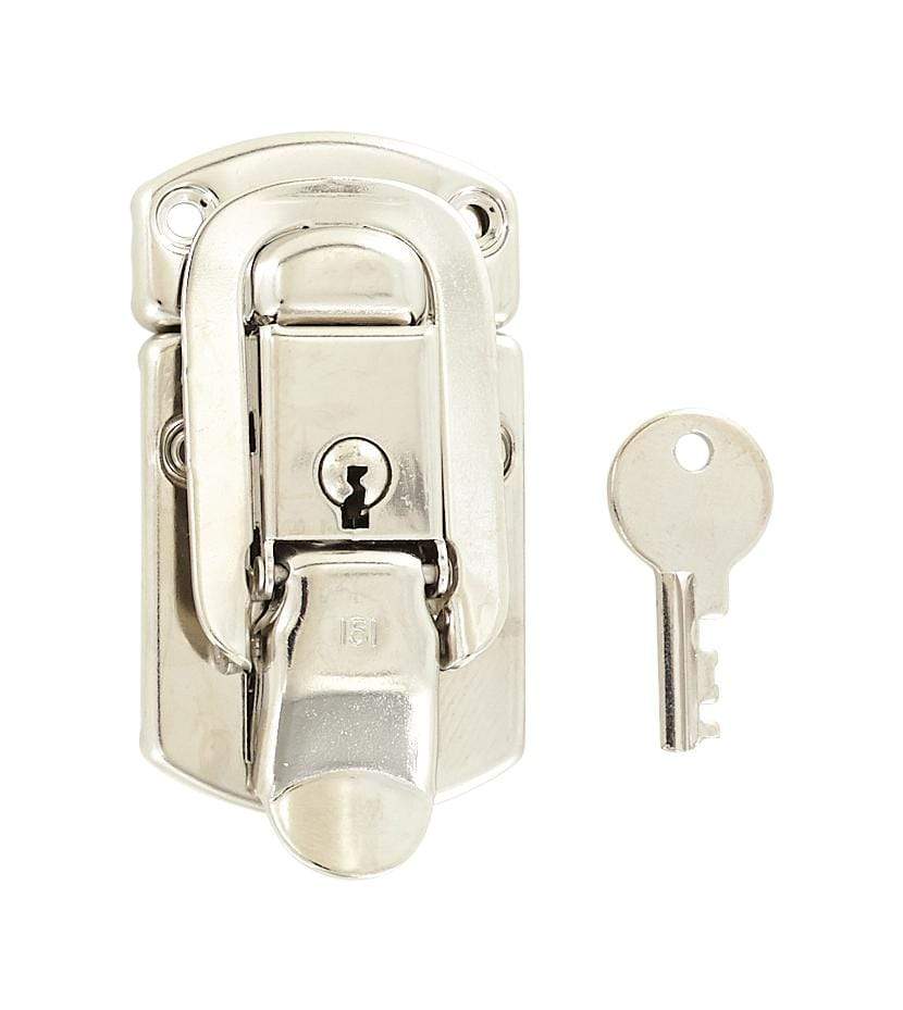 3" Nickel, Locking Drawbolt, Steel, #F-24-NP – Weaver Leather Supply