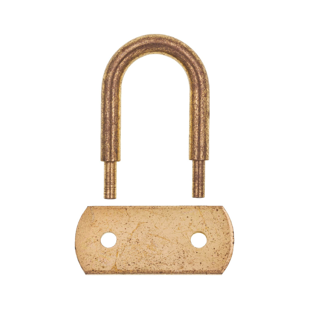 5/8" Gold, Padlock Keeper, Steel, #L-1911