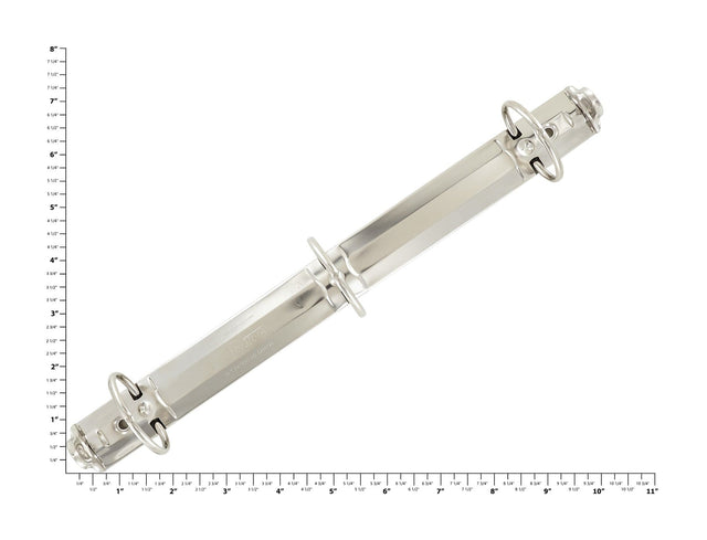 1 1/2" Nickel, 3-Ring Binder, Steel, #BINDER-4 – Weaver Leather Supply