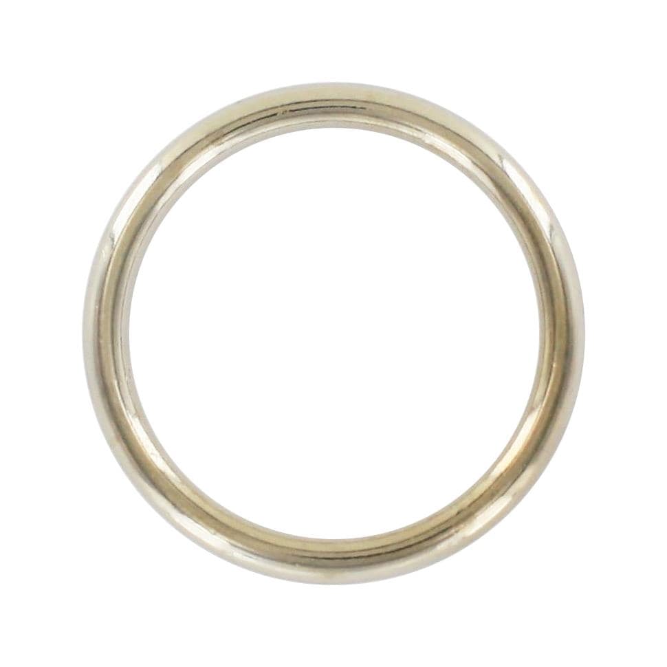 1 1/4" Nickel, Cast Round Ring, Zinc Alloy – Weaver Leather Supply