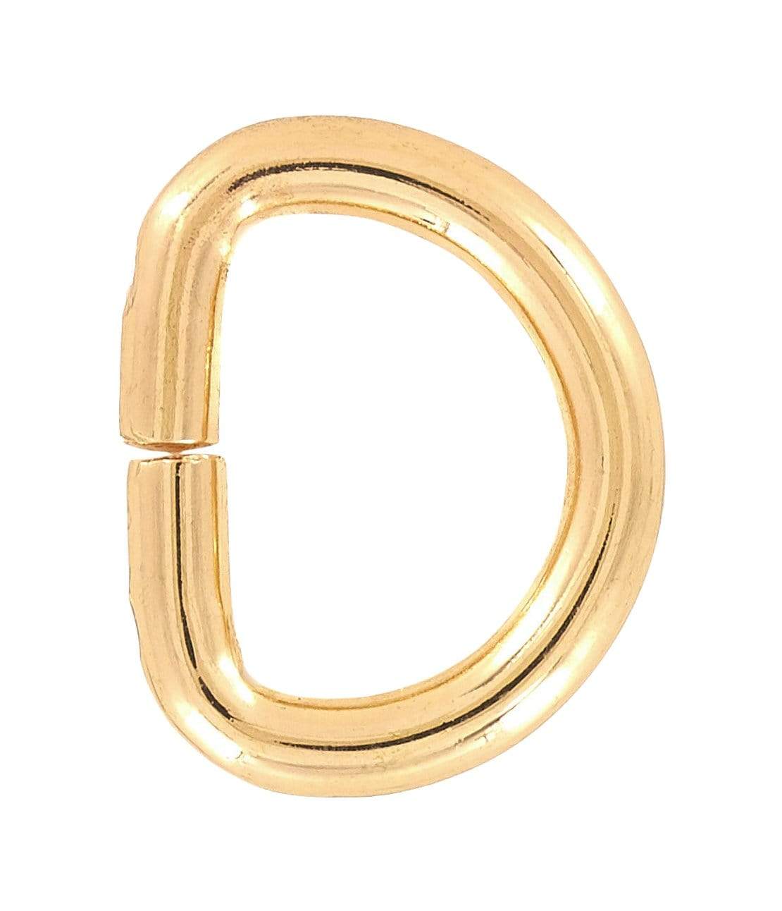 1/2" Shiny Gold, Split D Ring, Steel, #P-2926-GOLD – Weaver Leather Supply