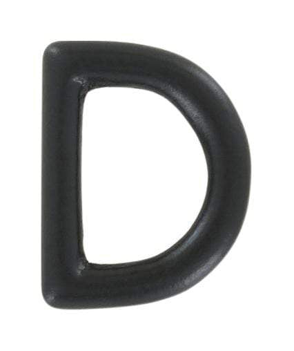 1/2" Matte Black, Cast D Ring, Solid Brass, #P-1935-BLK – Weaver ...