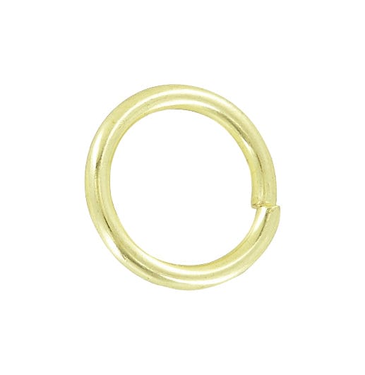 1/2" Shiny Brass, Split Round Ring, Steel, #A-3-BP – Weaver Leather Supply