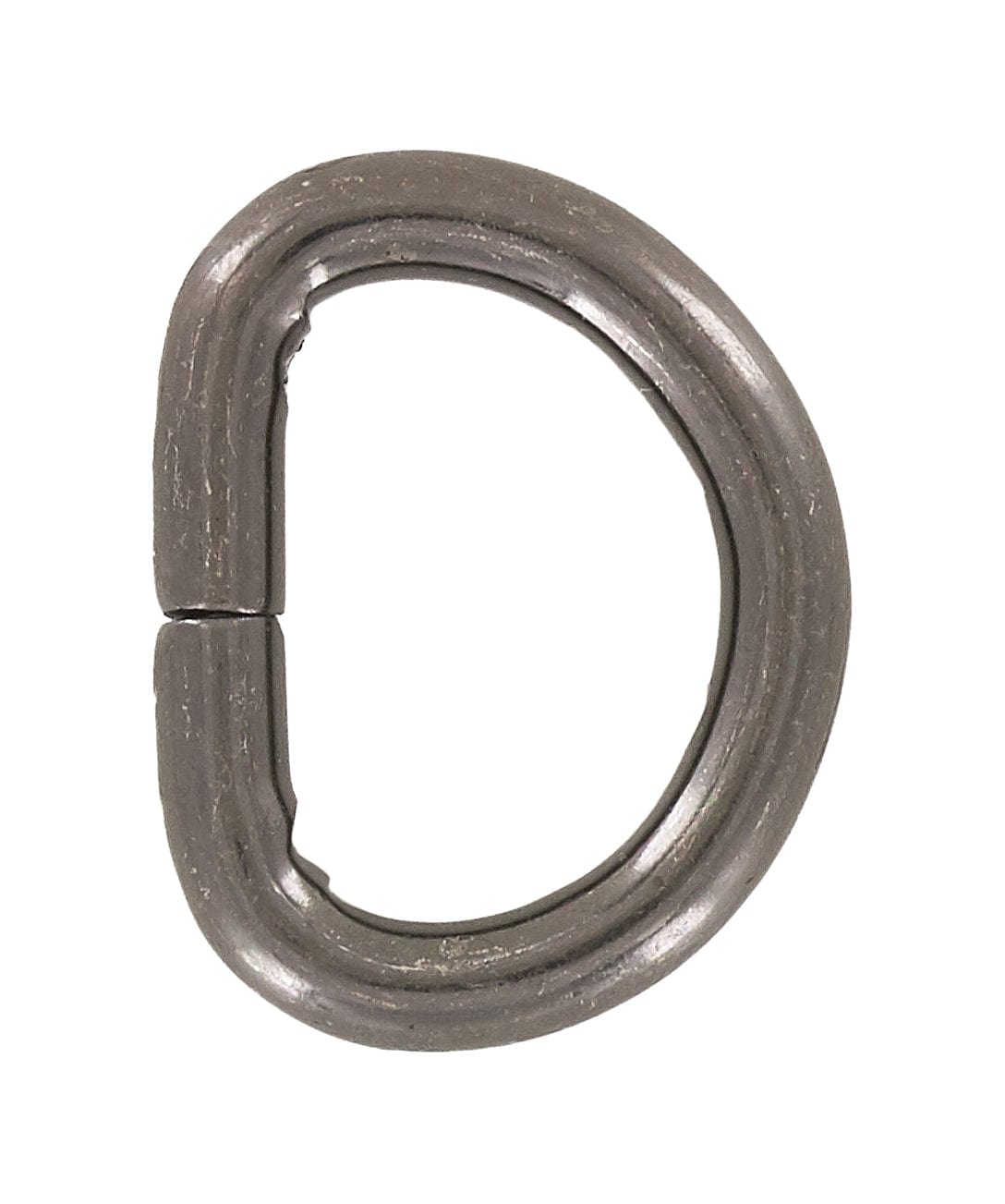 1/2" Shiny Gunmetal, Split D Ring, Steel, #P-2926-GUNM