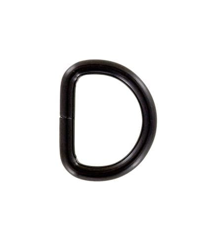 1" Matte Black, Split D Ring, Steel, #P-2120-BLK – Weaver Leather Supply