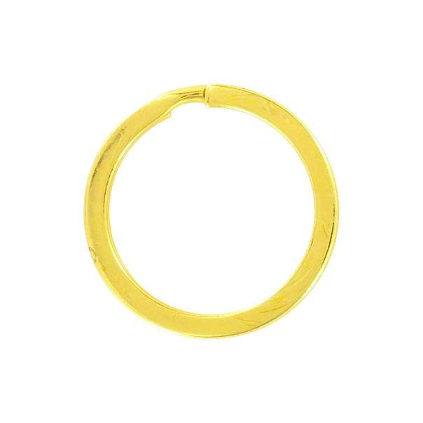 1" Gold, Split Flat Key Ring, Steel – Weaver Leather Supply