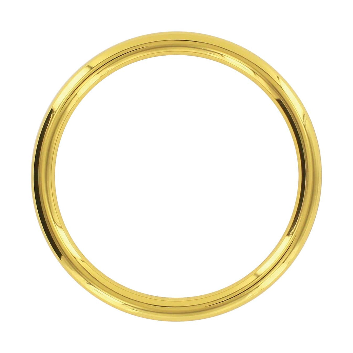 2" Shiny Gold, Cast Round Ring, Zinc Alloy – Weaver Leather Supply