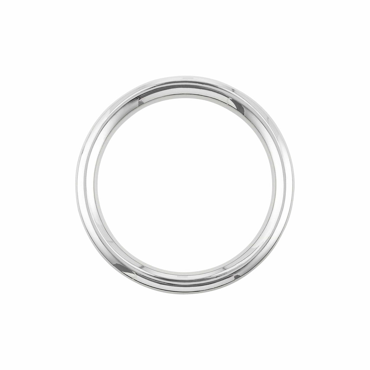 2" Shiny Nickel, Heavy Solid Round Ring, Zinc Alloy, #P-2550-NIC ...