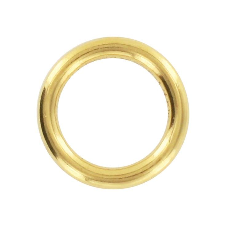 3/4" Shiny Brass, Cast Round Ring, Solid Brass, #A-253 – Weaver Leather ...