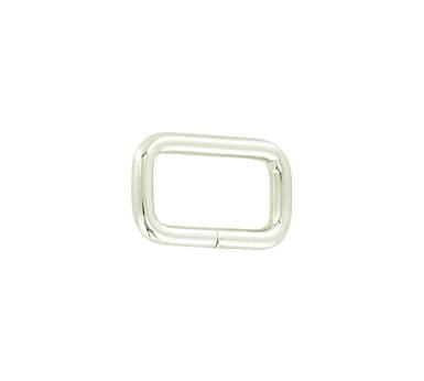 3/4" Shiny Nickel, Split Rectangular Ring, Steel, #P-3220-3-4-NP ...