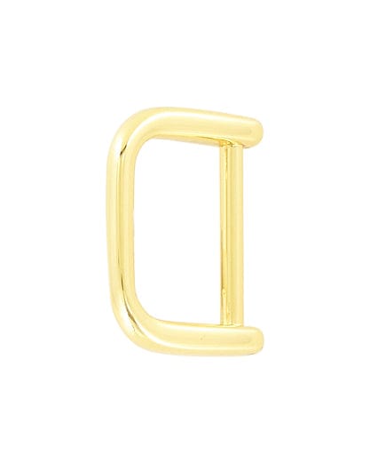 3/4" Shiny Gold, Solid D Ring, Zinc Alloy-PK5, #P-2638-GOLD – Weaver ...