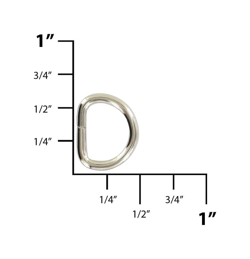 3/8" Nickel, Split D-Ring, Steel, #P-975-NP – Weaver Leather Supply