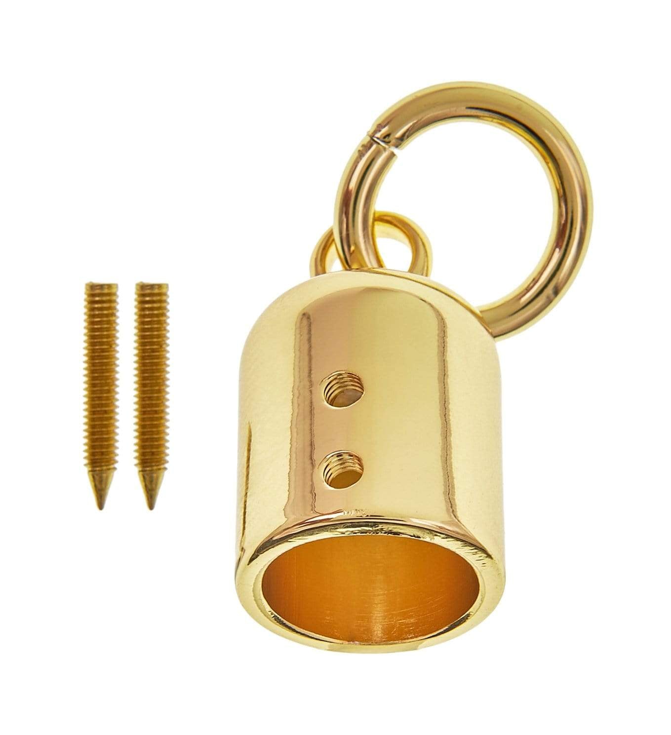 1/2" Shiny Gold, Purse Tassel Cover, Zinc Alloy, #P-2750-GOLD
