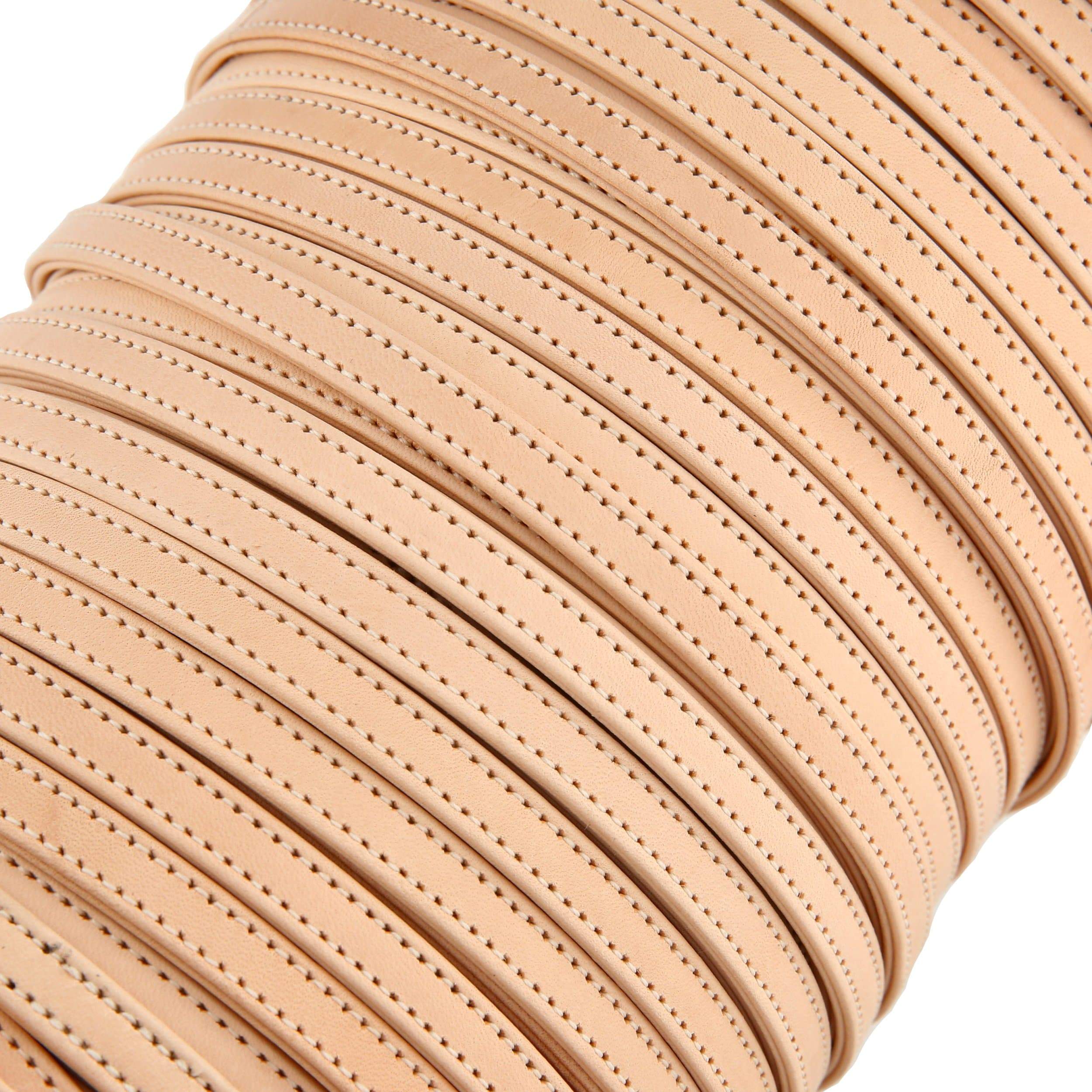 3/8" Natural Russet, Leather Strapping, Leather, #CALF-3-8-RUS