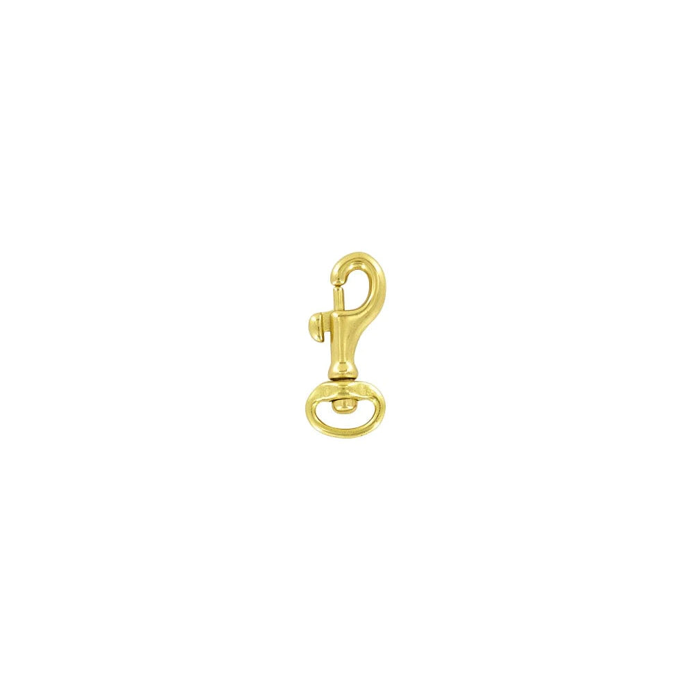 1/2" Brass, Bolt Swivel Snap Hook, Solid Brass, #P-1923-SB – Weaver ...
