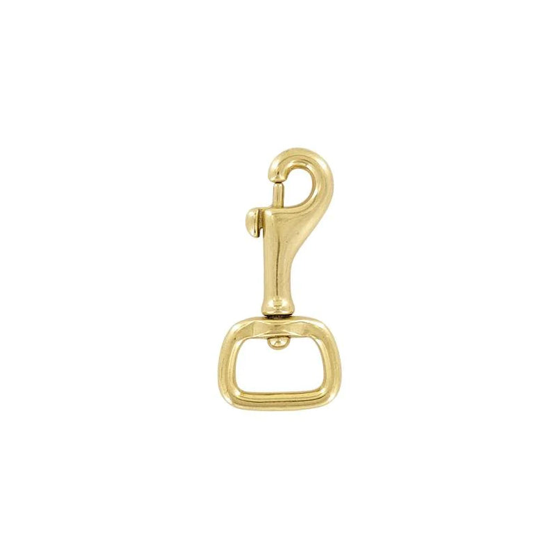 3/4" Brass, Bolt Swivel Snap Hook, Solid Brass, #P-2530-SB – Weaver ...