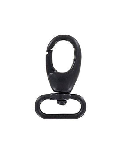 3/4" Matte Black, Lever Swivel Snap Hook, Zinc Alloy-PK4, #P-2273-BLK ...