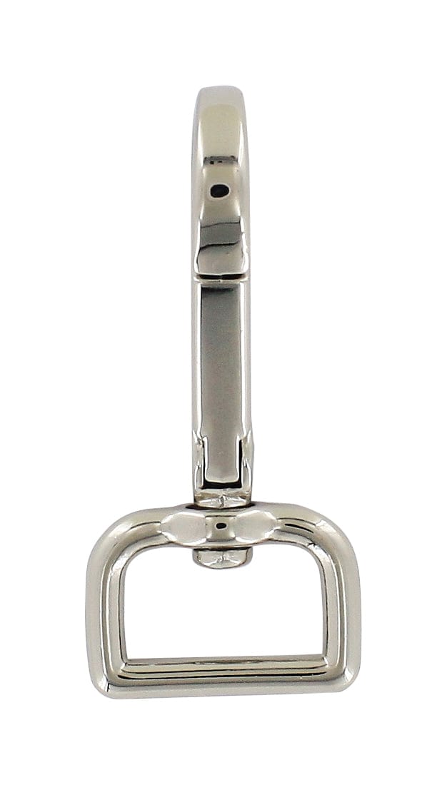 3/4" Shiny Nickel, Tear Drop Lever Swivel Snap, Zinc Alloy, #P-3132-NI