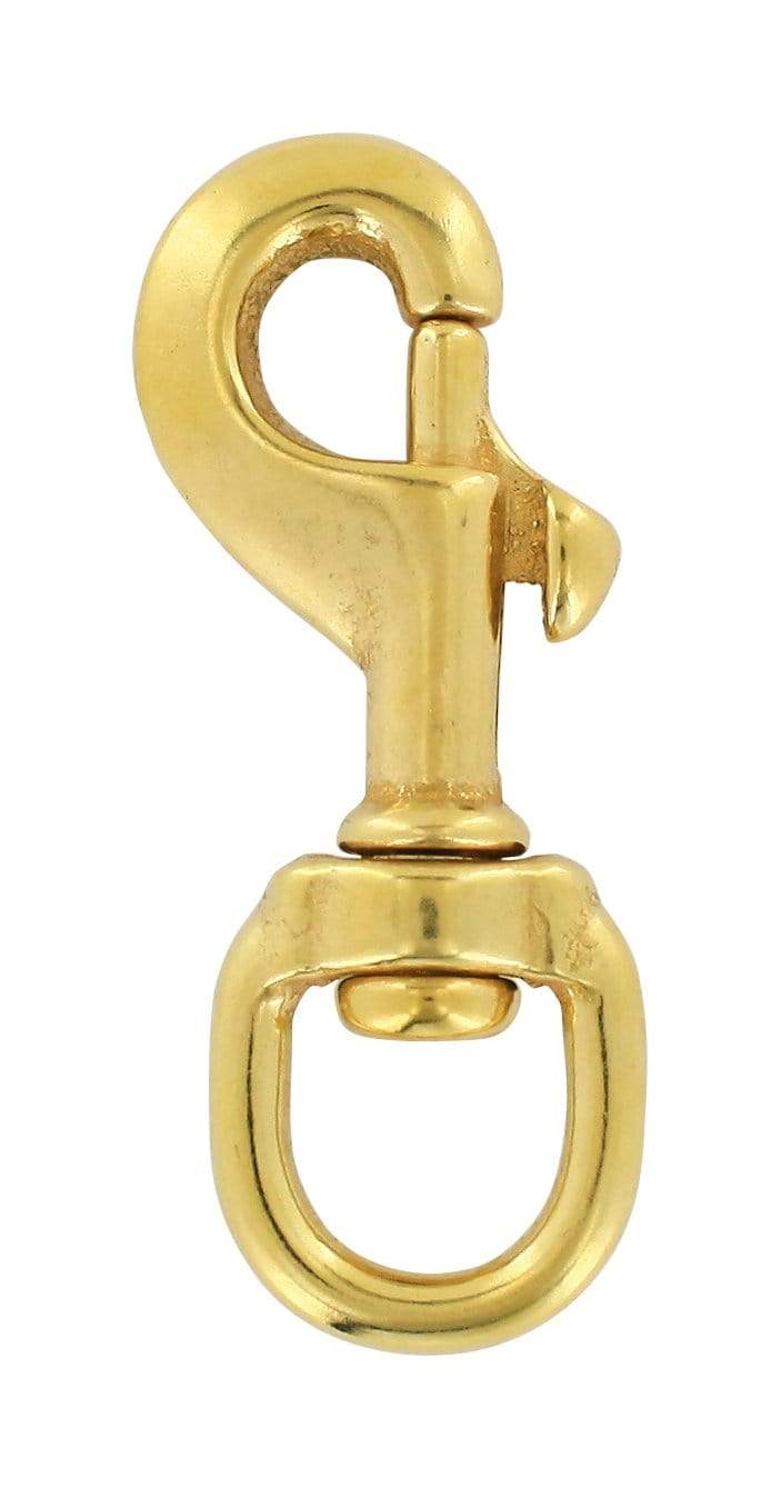 5/8" Brass, Swivel Snap Hook, Solid Brass, #P-1440 – Weaver Leather Supply