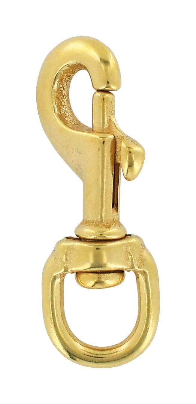 5/8" Brass, Swivel Snap Hook, Solid Brass, #P-1440 – Weaver Leather Supply