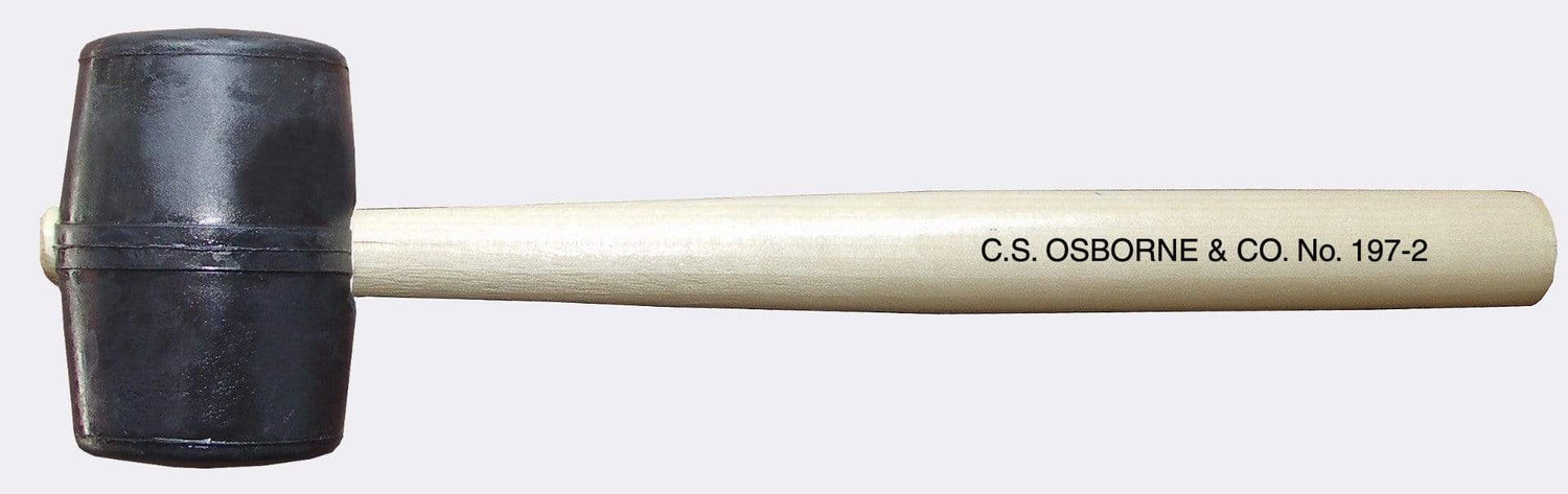1 1/2 lb., C.S Osborne Rubber Mallet, #T-1614 – Weaver Leather Supply