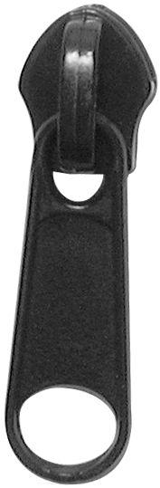 #5 Black, Coil, YKK Long Tab Semi-Swivel Zipper Slider (fits old 5C Ch ...