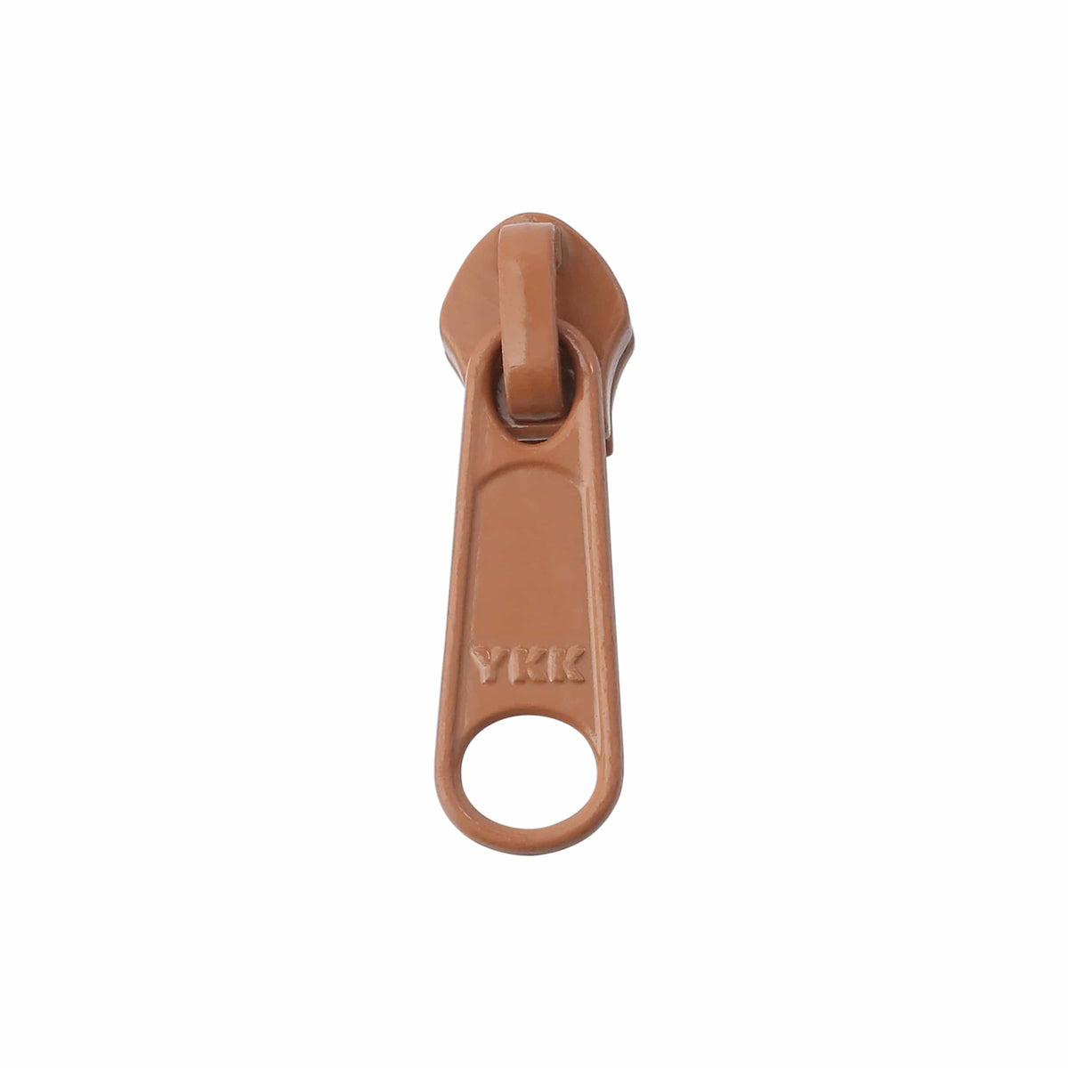 #5 Tan, Coil, YKK Long Tab Semi-Swivel Zipper Slider, Zinc Alloy ...