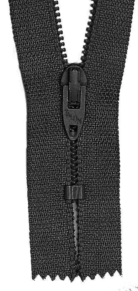 #2.5 Coil, Black, 9" YKK Closed End Zipper, Nylon, #705-9-BLK – Weaver ...